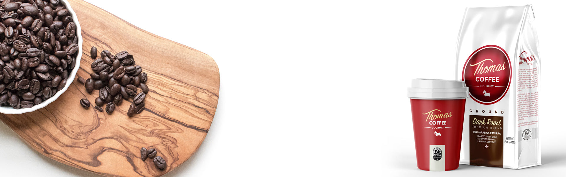 Thomas Coffee Specializing in Premium Blend Ground Coffee